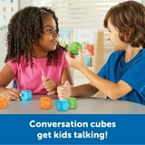 Learning Resources Let's Talk! Cubes, Conversation Cubes, 6 Cubes with ...