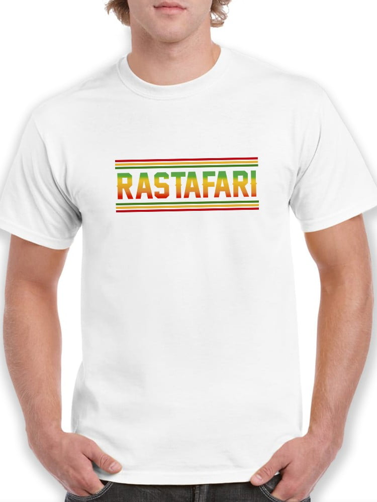 "Rastafari" Trendy Rasta Quote Men White T-Shirt, Male Small - Walmart.com