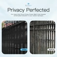 XUSKY 5ft x 50ft Vinyl Coated Fence Privacy Screen Chain Link Mesh with ...