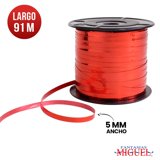 Listón Curling Curly Rojo Metálico Fiesta 91m Mylin 1pz | Walmart en línea