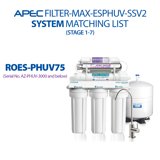 APEC 75 GPD High Capacity Complete Replacement Filter Set For Essence ...