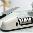 OOKWE Electric Knife Sharpener Adjustable Three Levels Automatic Knives ...