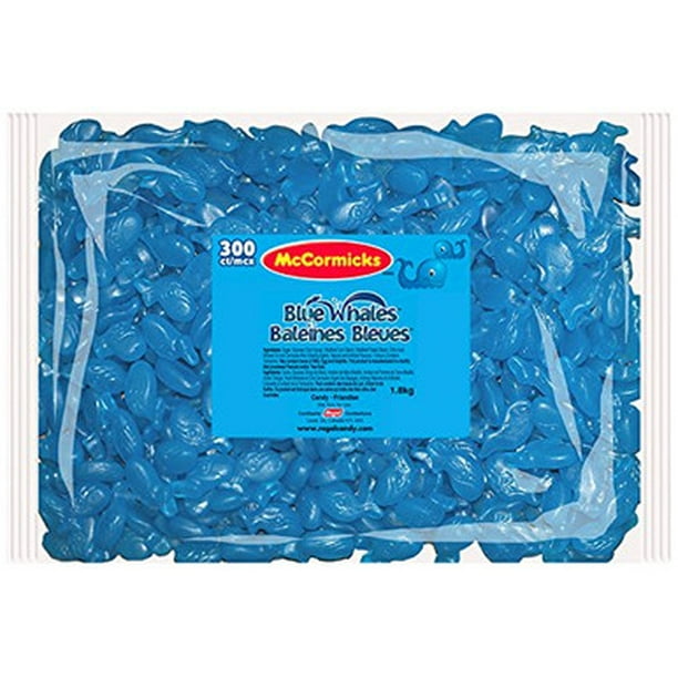 McCormicks Blue Whales Gummy Candy, 300 Count {Imported from Canada ...