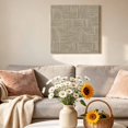 Abstract Angular Line Canvas Wall Art for Living Room, Geometric L ...