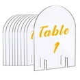 Clear Arch Acrylic Sign with Stand Guest Name Tag Seating Cards ...