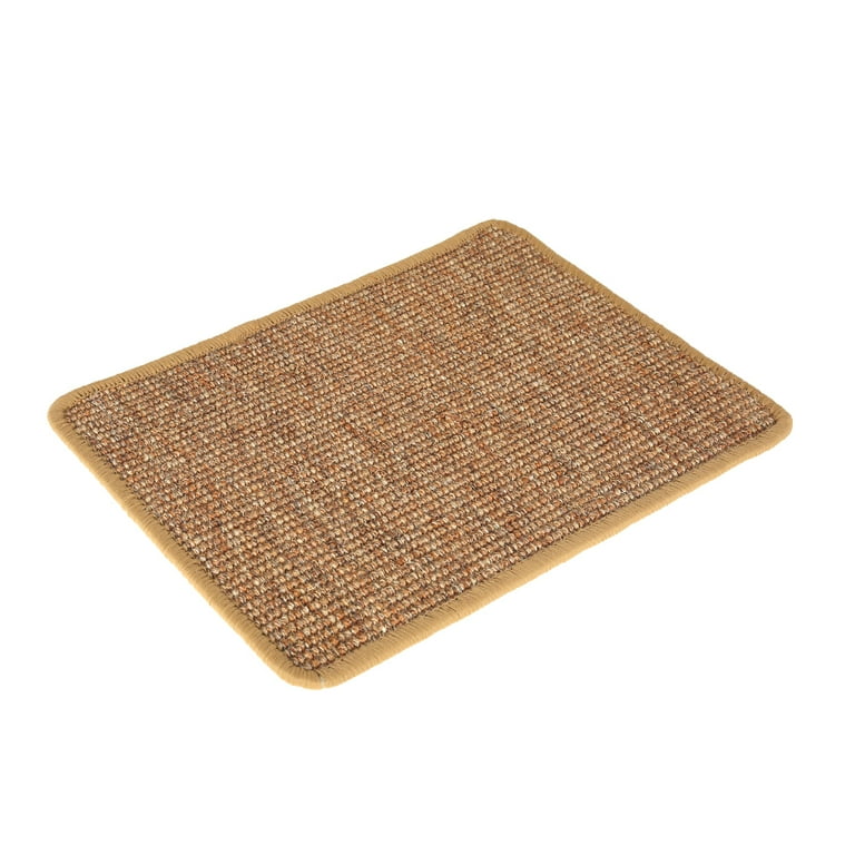 JTWEEN Cat Scratching Mat Large Natural Sisal Mats 30 40cm Cat Grinding Claws Mat for Protect Carpets and Sofas Durable and Safe Will Not Harm