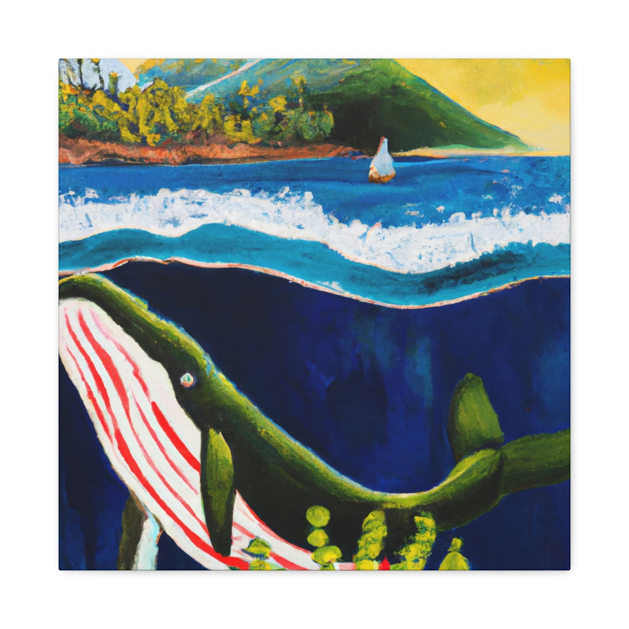 Humpback Whale Majesty - Canvas - Walmart.com