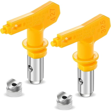 2 Pieces Reversible Spray Tip Nozzle Reversible Airless Paint Spray Tips Airless Paint Spray ...
