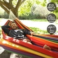 Brazilian Double Hammock with Tree Straps,Extra Large 240x160cm,2 ...