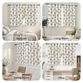 Butterfly and Star Pastel Pattern Blackout Curtains,Triple Weaved ...