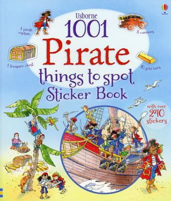 Pre-Owned 1001 Pirate Things to Spot Sticker Book (1001 Things to Spot ...