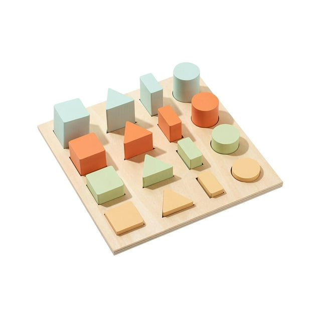 Wooden Shape Sorter Wooden Educational Shape Puzzle Early Educational ... Wooden Shape Sorter Wooden Educational Shape Puzzle Early Educational ...