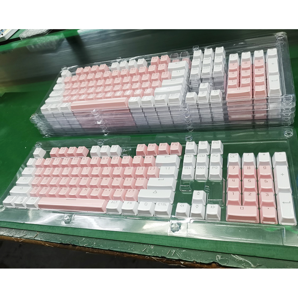 Buy 104PCS Double ColorKeycap ABS Cherry Profile Standard Sublimation ...