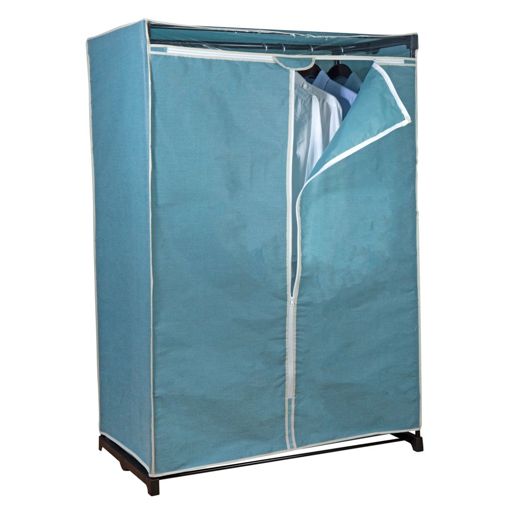 Simplify 36 Wide Portable Closet In Dustyblue Walmart Walmart simplify-36-wide-portable-closet-in-dustyblue-walmart-walmart