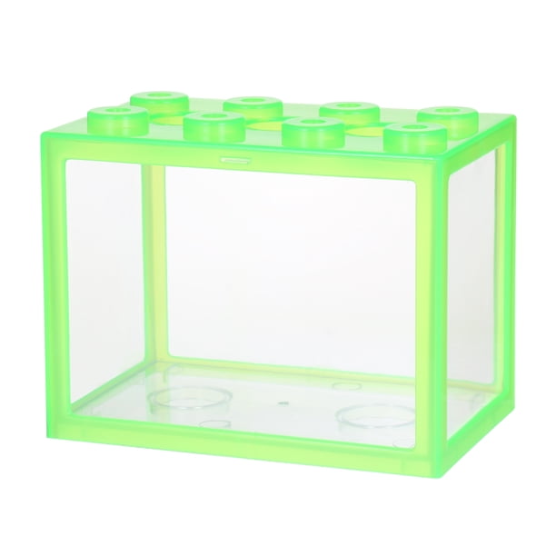 Mini Fish Tanks Aquarium Kit Stackable Tanks Feeding Tanks Reptile Row ...