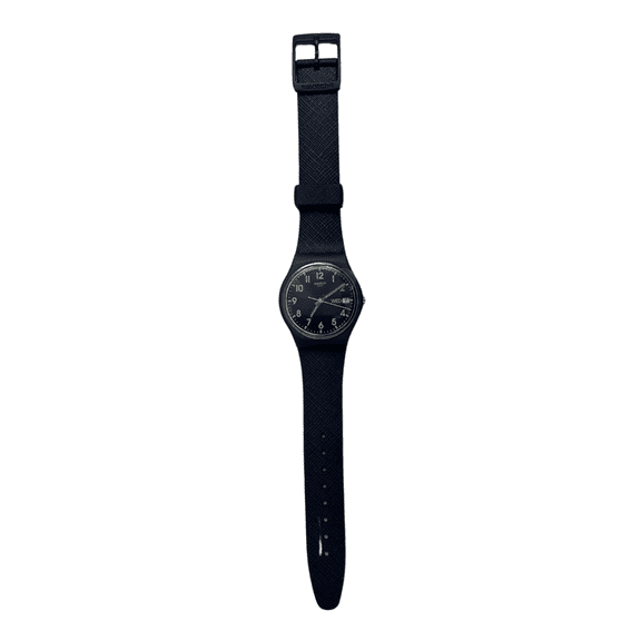 Swatch LK396 Women's Essentials Casual Blue Wrist Watch with Silicone ...