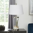 Better Homes & Gardens Fillable Glass Lamp Base with USB Port, Clear ...