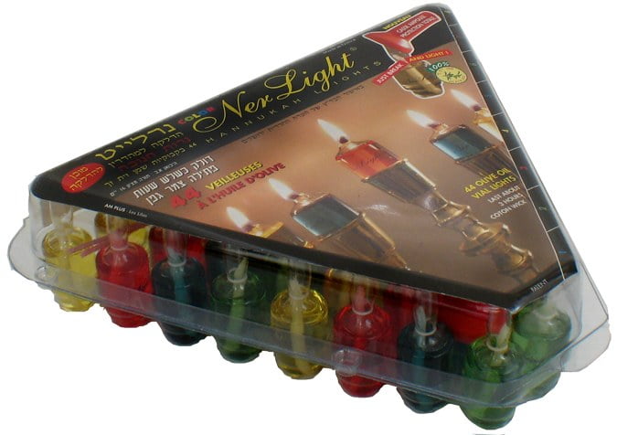 Ner Light Liquid Prefilled Colored Olive Oil Vials 44 Pack - Walmart.com