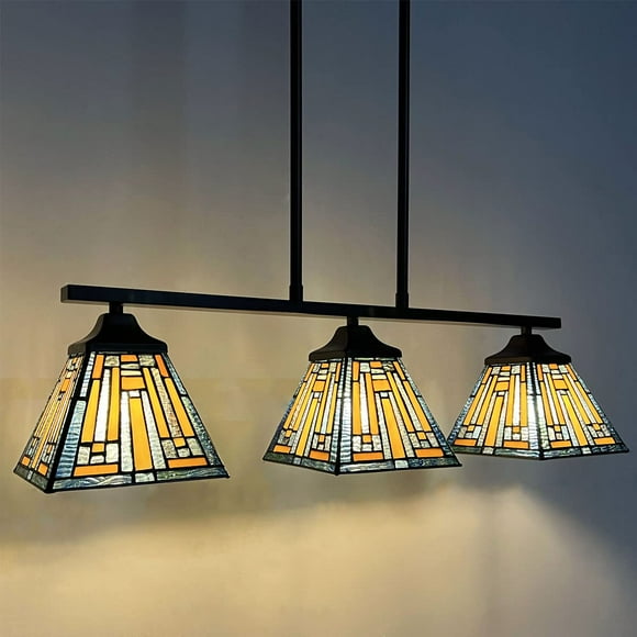 Billiard Pool Table Light Tiffany Ceiling