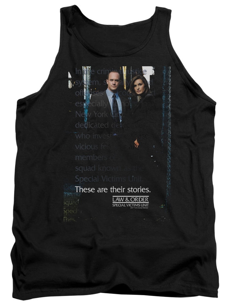 Law & Order Special Victims Unit NBC TV Series Svu Adult Tank Top Shirt ...