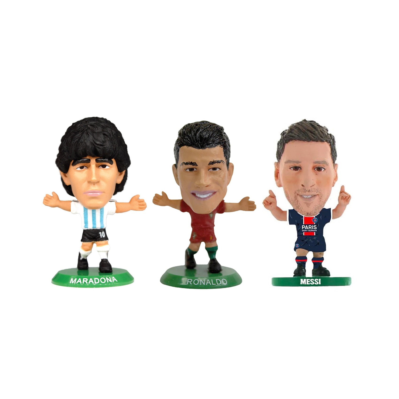Click here for Legends - Mardona  Ronaldo & Messi Soccerstarz Com... prices