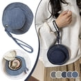AGIUFGS Denim Coin Purse, Festive Holiday Designs, for Keys and Small ...