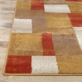 Superior Color Block Runner Rug 2' 7" x 8', Plush Indoor Rugs For ...