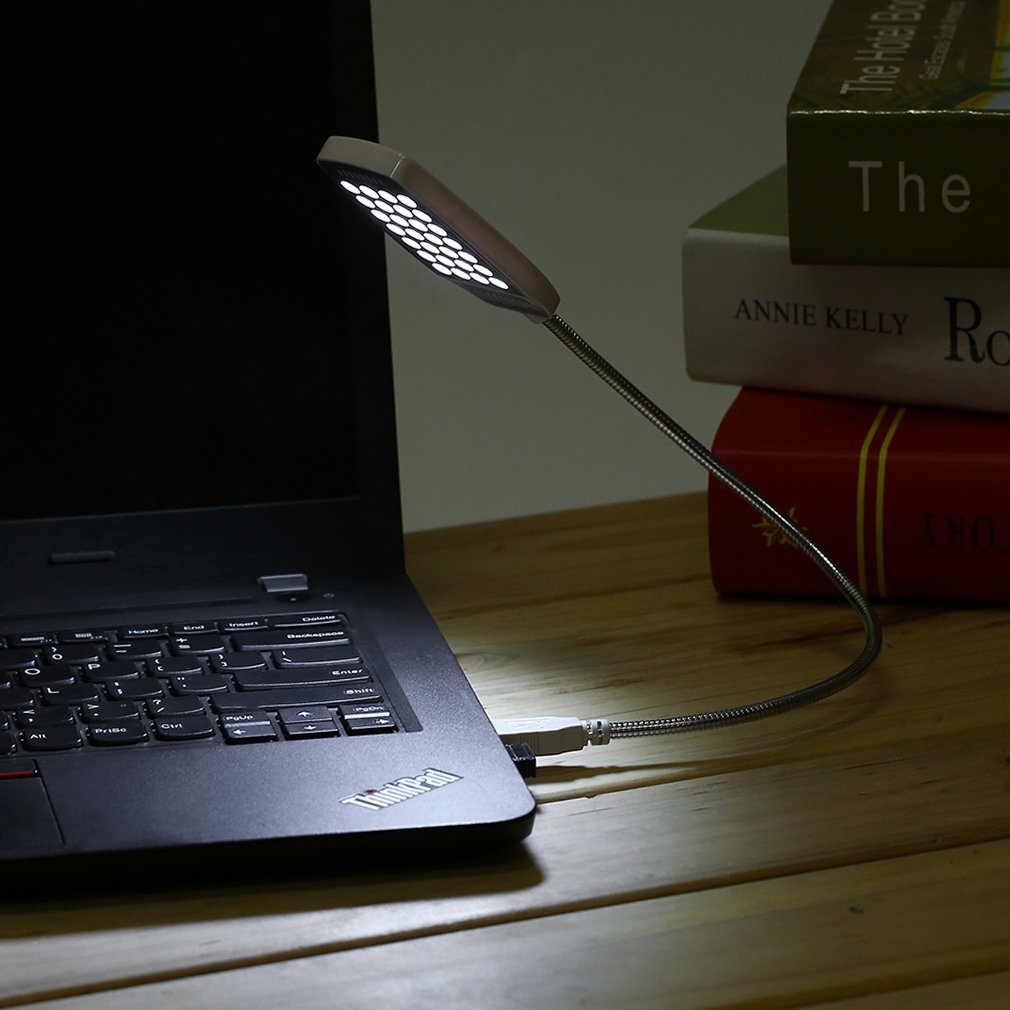 Super Bright Laptop Light 28 LED USB Light Computer Lamp Desk Reading ...