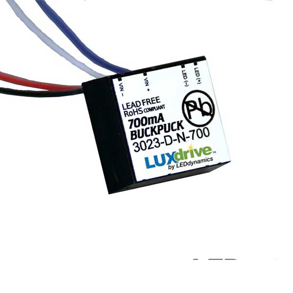 LuxDrive Wired BuckPuck - 700mA Constant Current LED Driver without ...