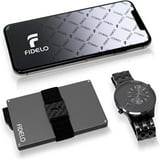 Fidelo Minimalist Wallet for Men - Slim Credit Card Holder RFID Mens ...