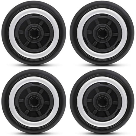 Set of 4 Size 50X18mm Draw bar Box Wheels/Suitcase Wheels/Luggage ...