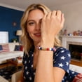 7-Pack Independence Day Patriotic Adjustable Woven Bracelets,250th ...