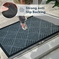 Heeneeso DM23A Entryway Rug Outdoor Doormat Rubber Front Entrance Door ...