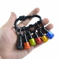 6Pcs 1/4inch Hexagon Shank Aluminum Screwdriver Bit Holder Extension ...