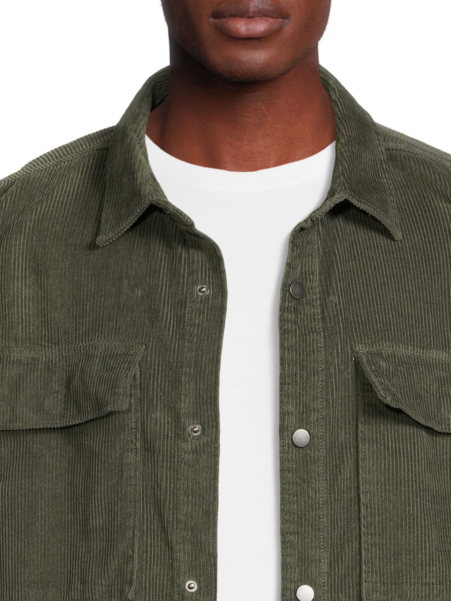 Buy No Boundaries Men's and Big Men's Corduroy Layering Jacket, Sizes ...