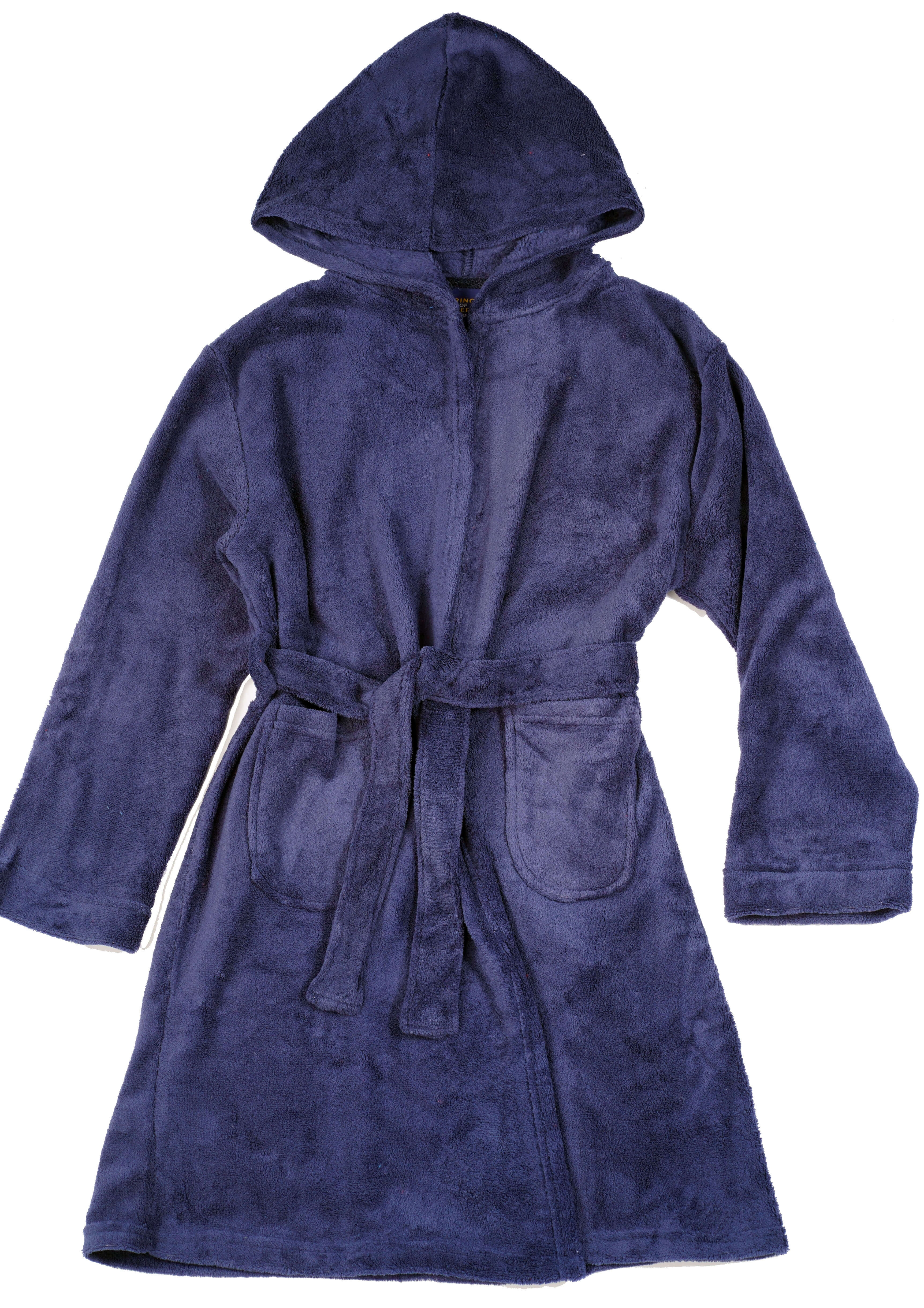 Prince of Sleep Fleece Robe Robes for Boys (Navy, Boys 8) - Walmart.com