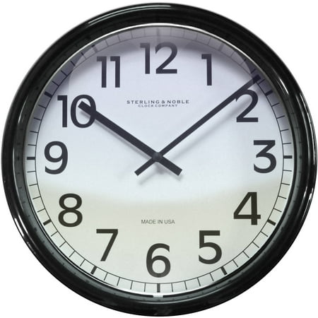UPC 792684500159 - Mainstays 11.5" Black Framed Wall Clock | upcitemdb.com