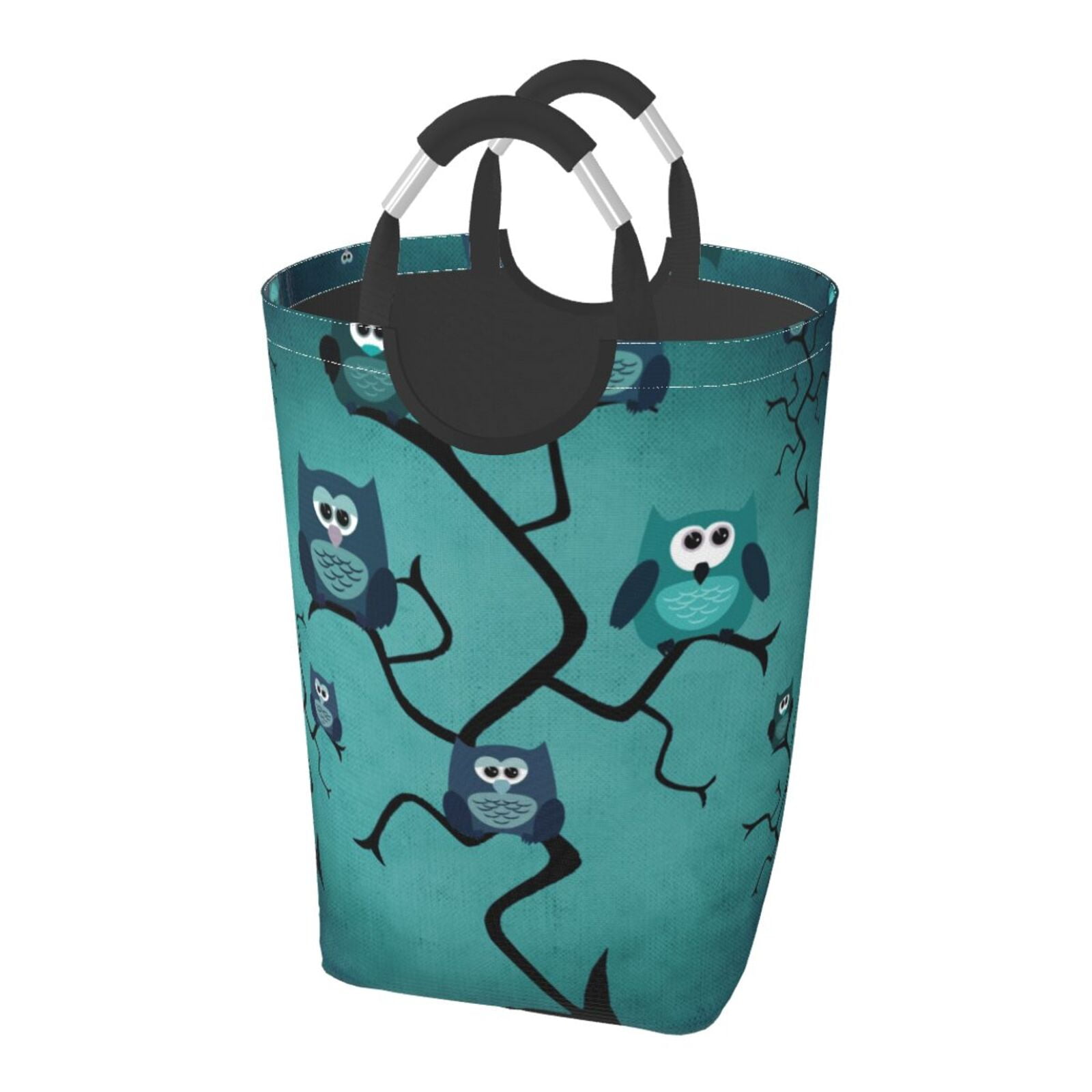 XMXY Owl Tree Rectangular Laundry Basket Organizer , Collapsible ...