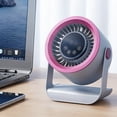 Desktop Circulation Fan, Wall-Mounted & Tabletop 2-in-1, Quiet USB ...
