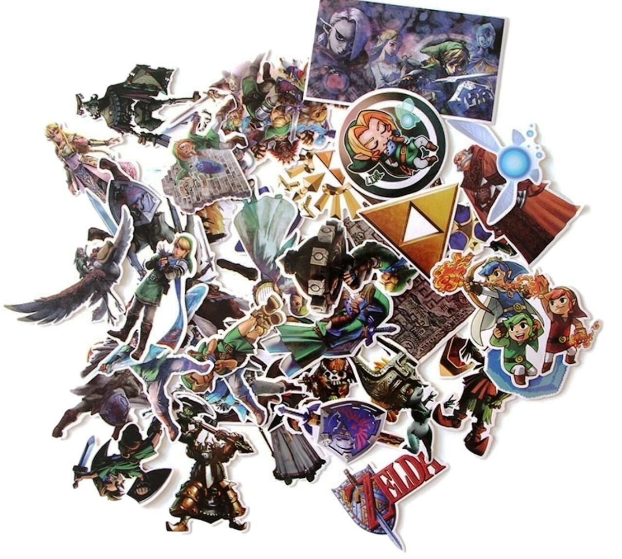 Legend of Zelda Themed Set of 44 Assorted Stickers Decal Set - Walmart.com
