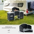 Camping Kitchen Picnic Cabinet Table Portable Folding Cooking Storage ...
