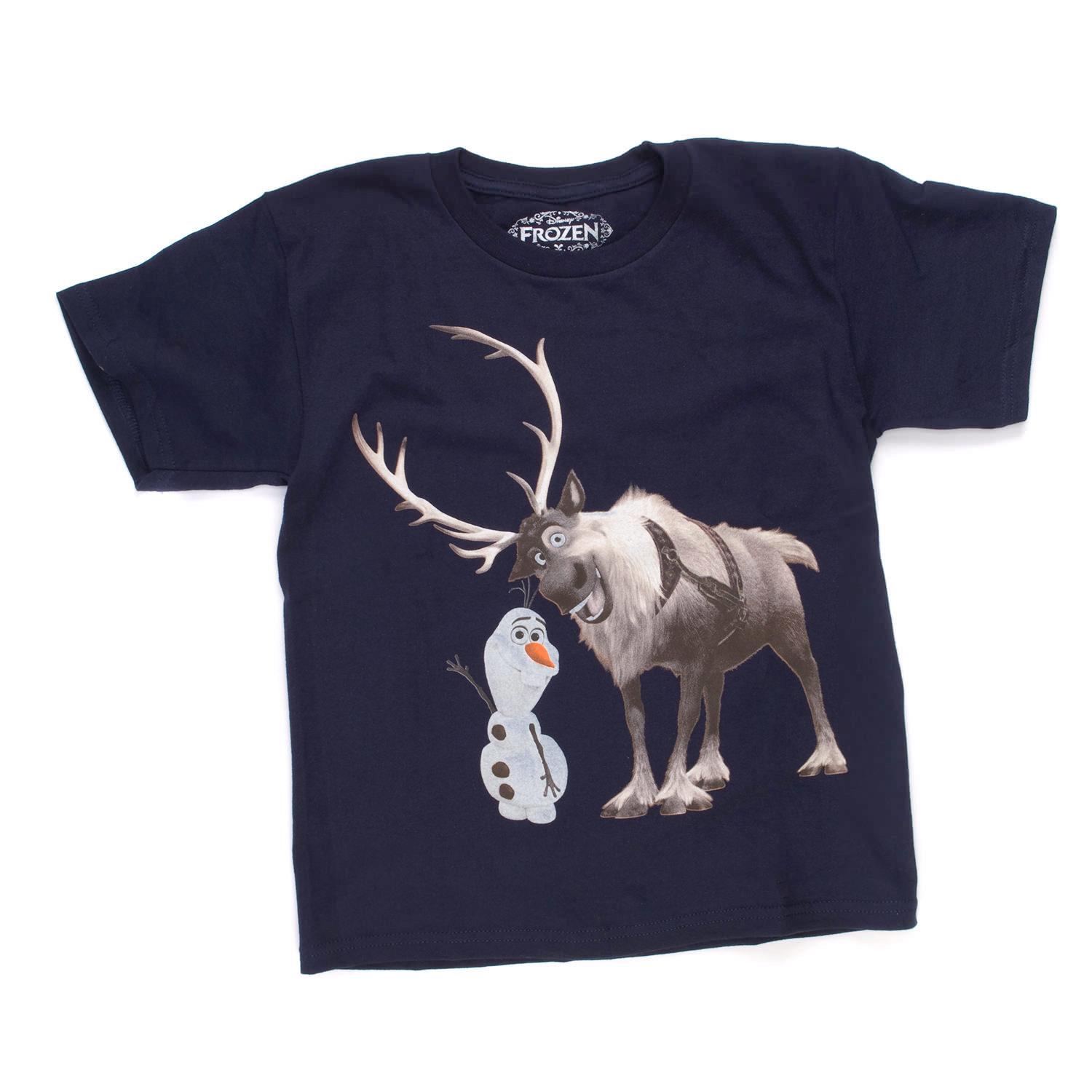 Disney Frozen Best Buds Mens Navy Blue T-Shirt | S - Walmart.com