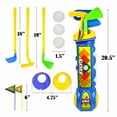 KidPlay Toy Golf Set w/ 3 Golf Balls, 3 Types of Clubs, 2 Practice ...