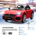 Kidzone 12V 45W Licensed Mercedes-Benz Ride On Car - Red - Walmart.com