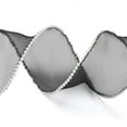 5 Yards Pearl Edged Mesh Ribbon for Bowknot Making Gift Wrapping Black ...