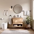 Champagne Gold Bathroom Towel Bar Set, 5 Piece Bathroom Hardware ...