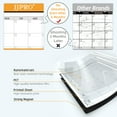 JJPRO Magnetic Monthly Calendar Whiteboard Set for Fridge-Monthly ...