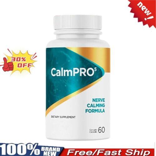 CalmPro 5 Fórmula calmante para los nervios Suplementos Calm Pro 5 60 ...