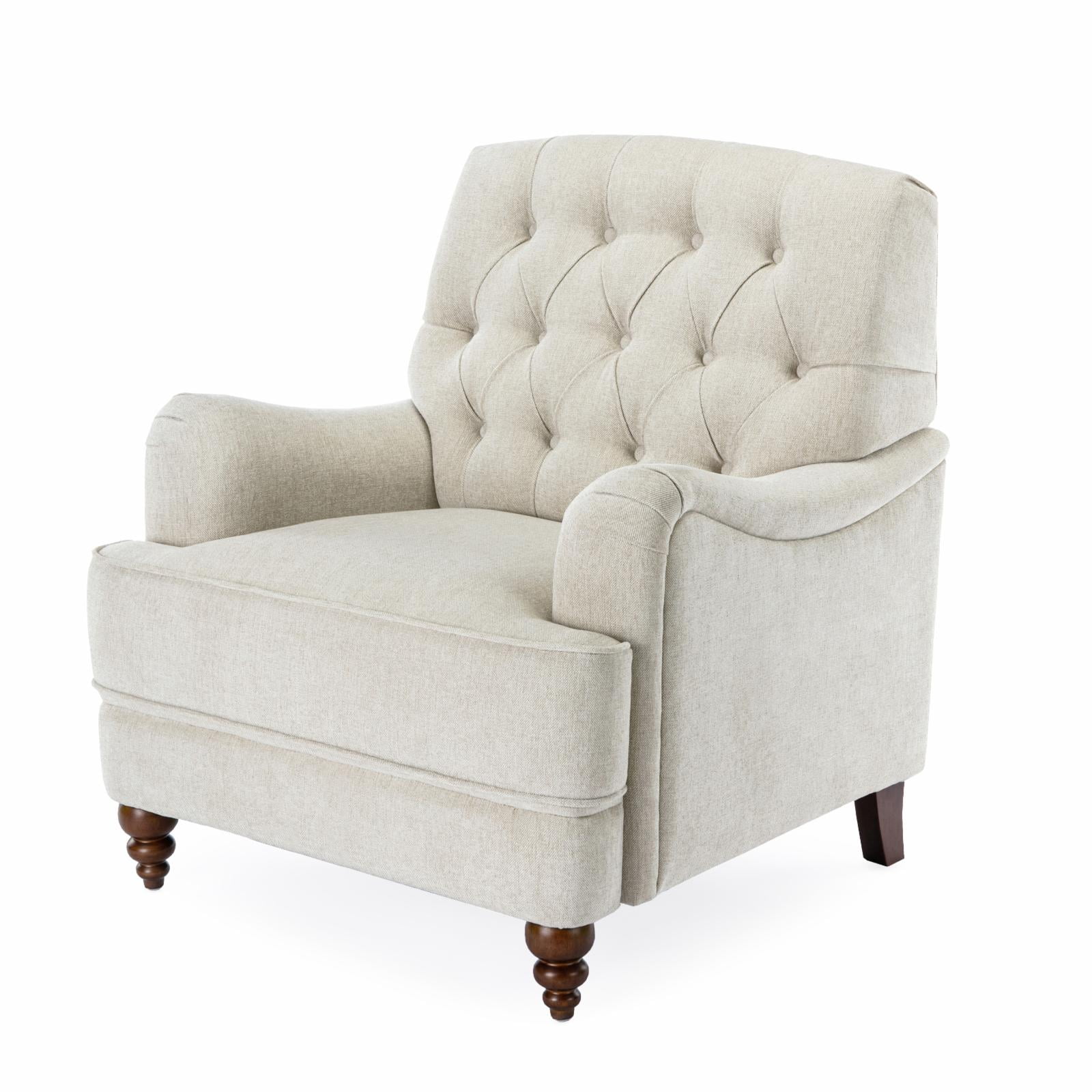 Comfort Pointe Bingham Tufted Arm Chair - Sea Oat - Walmart.com