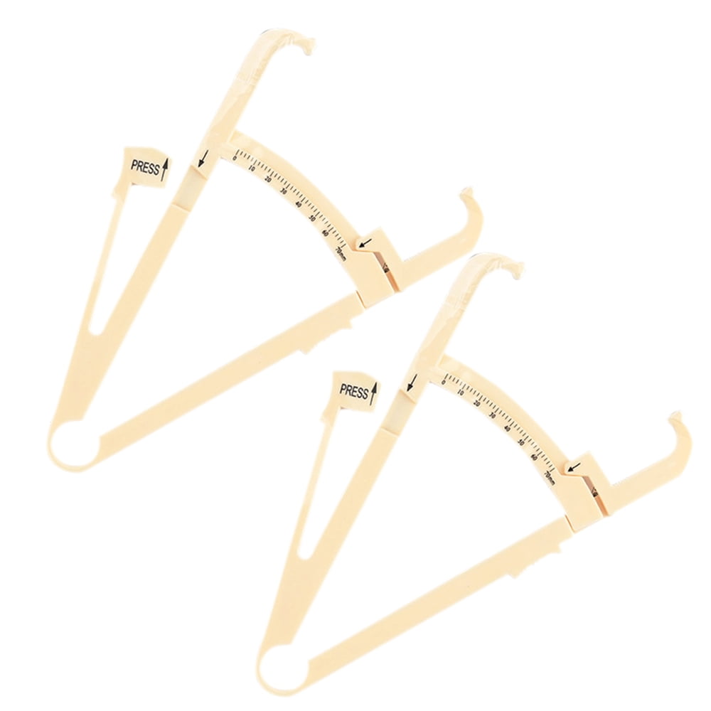 2Pcs Body Fat Caliper - Handheld BMI Body Fat Measurement Device ...